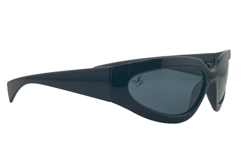 BLACK VISOR FRAME WITH BLACK LENSES – Jeepers Peepers